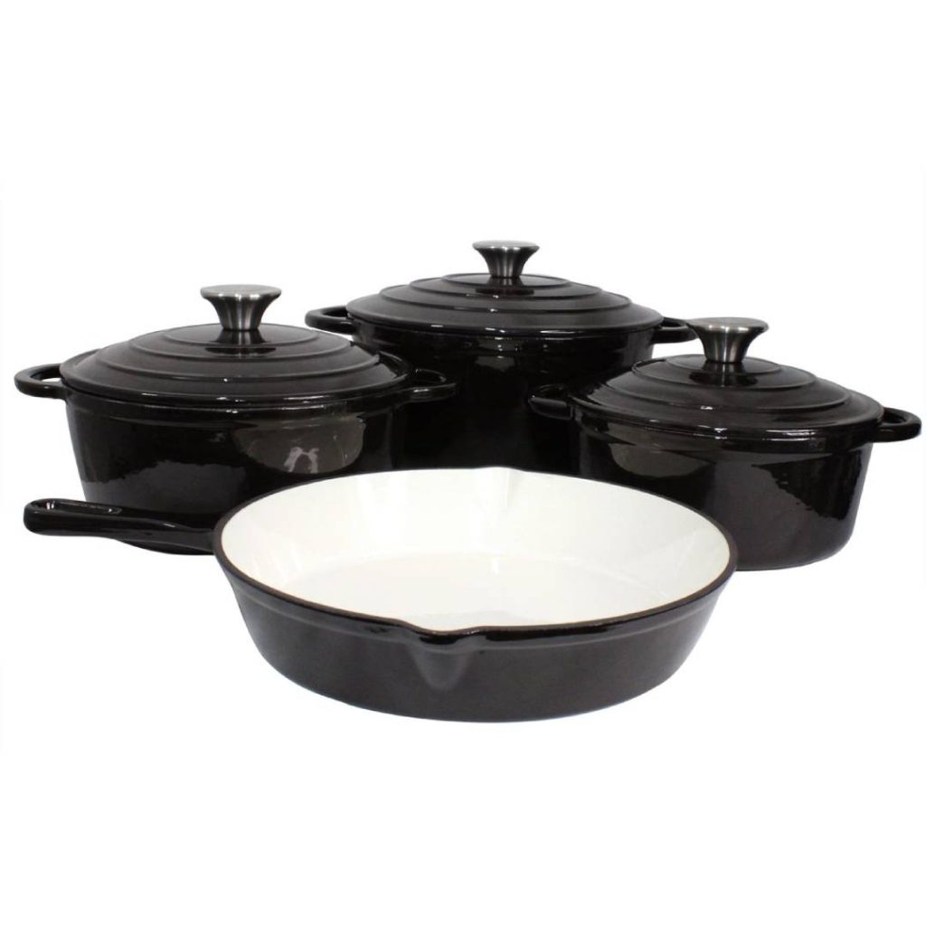 7-Piece Cast Iron Pot & Pan Set – Mega Home