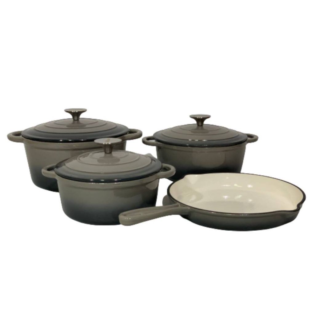 7-Piece Cast Iron Pot & Pan Set - Mega Home